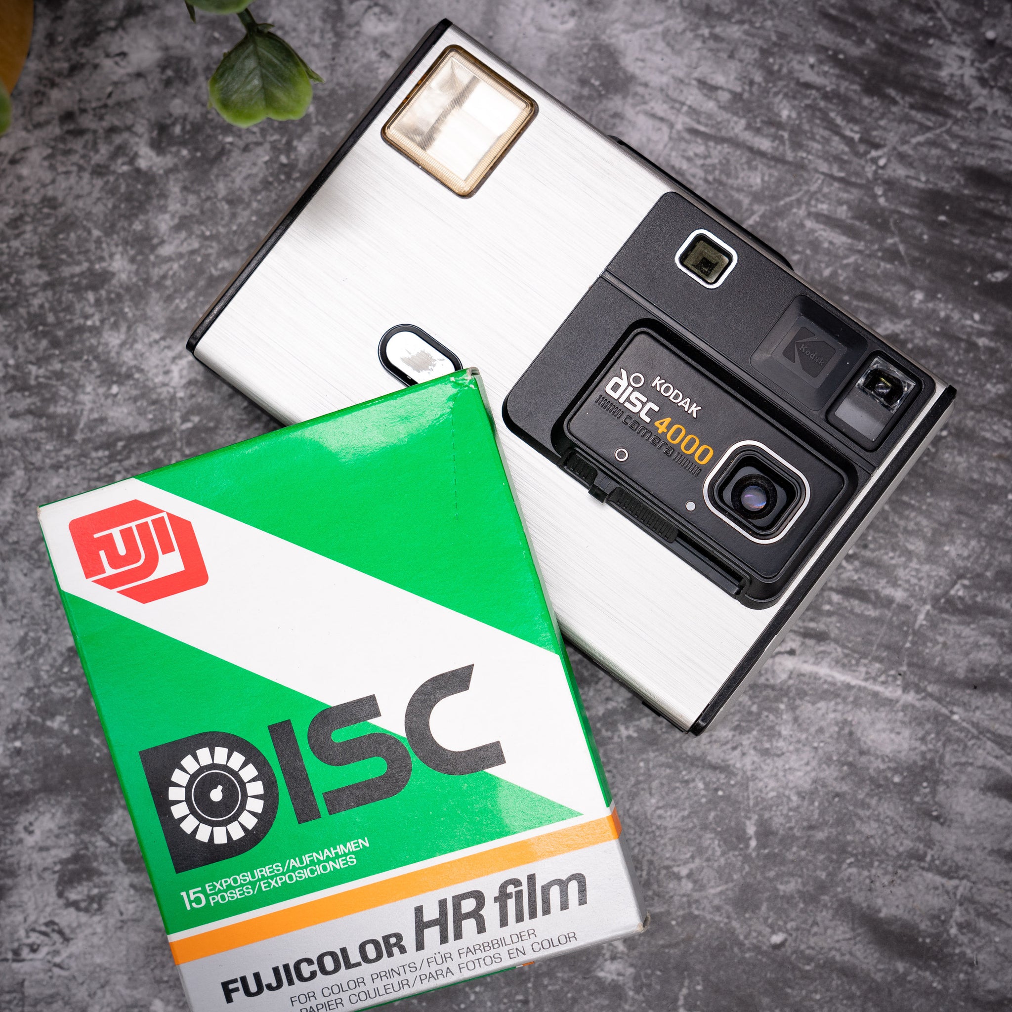 Disc Film Camera | Kodak Disc 4000 + Expired Disc Film, Original Leath ...